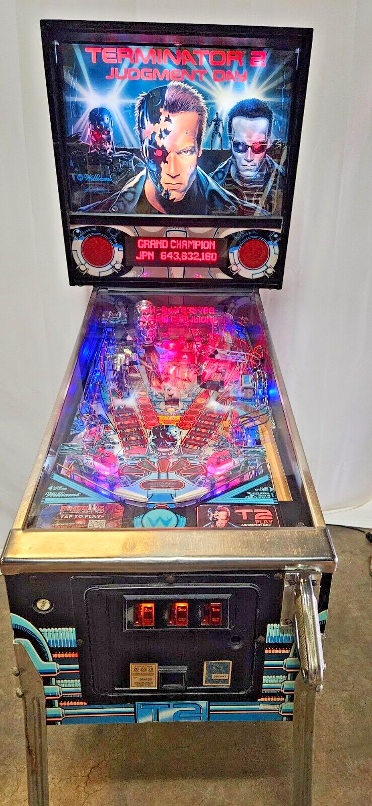 TERMINATOR 2 Pinball Machine - Williams 1991 - 3246 | eBay