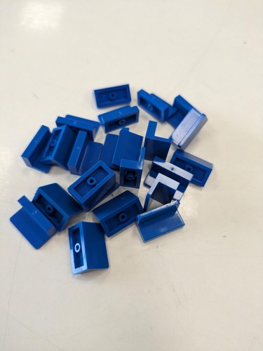 Lego 25 Stück 4865b Panel Paneele 1x2 mit runden Ecken blau | eBay