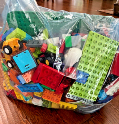LEGO Lot 500 Pieces Bricks Blocks Cars Huge Bulk Assorted Legos Weight ...