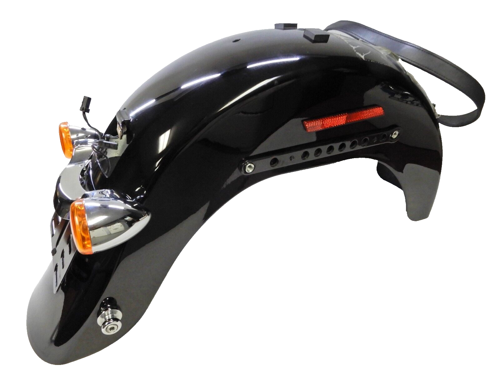 OEM Harley Davidson 12-17 FLD Dyna Switchback REAR FENDER Vivid Black ...