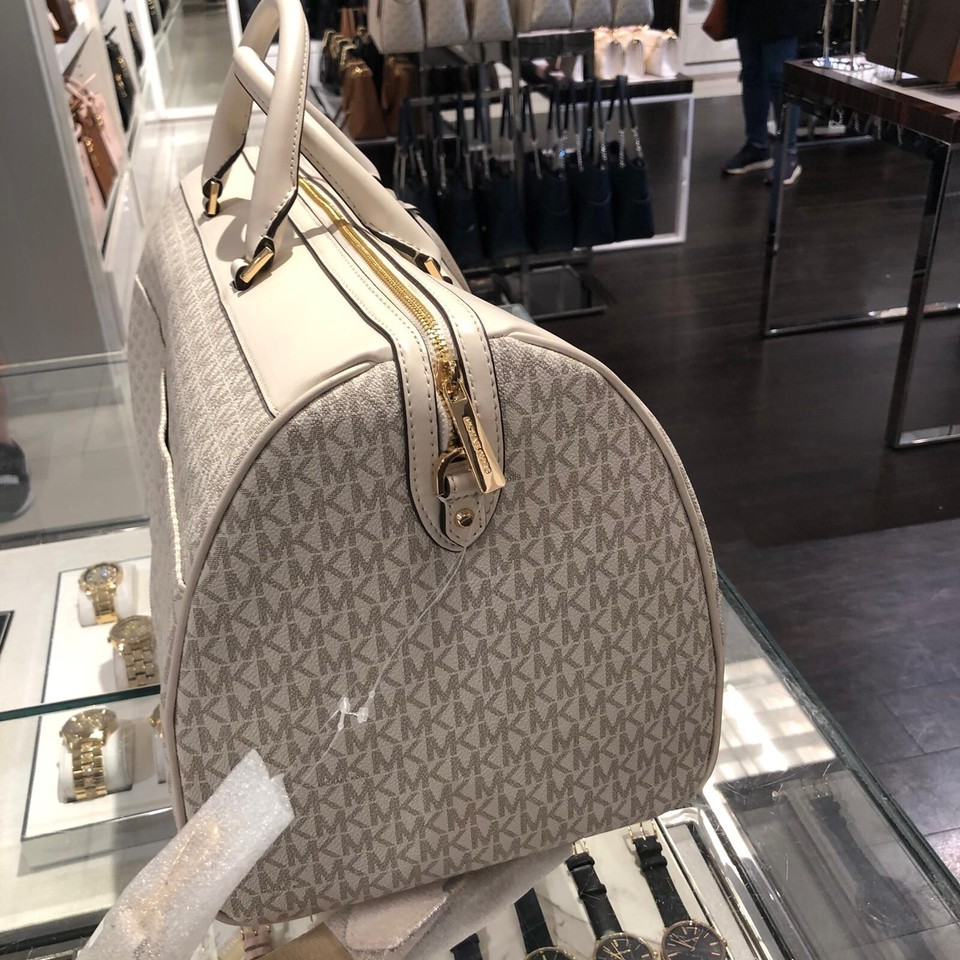 Michael Kors Jet Set Travel XL Duffle Weekender Luggage Bag - Light ...