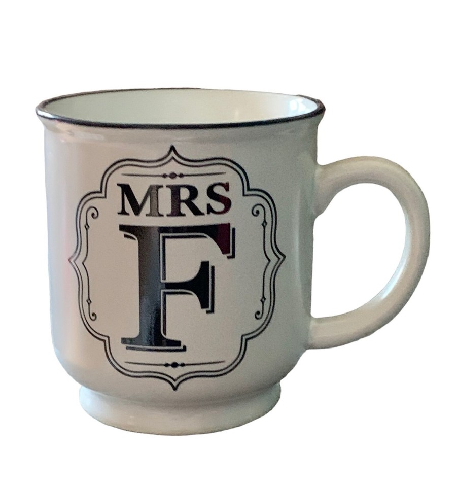 Alphabet Mug Mr / Mrs / Miss Men's Women's Gift Mug Birthday ...