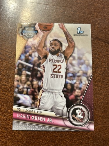 Bowman Chrome U University 2023-24 Darin Green Jr 1st Prospect 24 | eBay