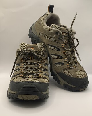 MEN'S MERRELL VIBRAM J86595 MOAB VENTILATOR WALNUT HIKING SHOES SIZE 8. ...