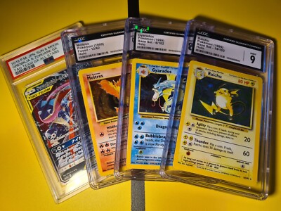 Choose 1999 Vintage + Modern Graded Pokemon Cards Rare PSA ACE Slabs ...