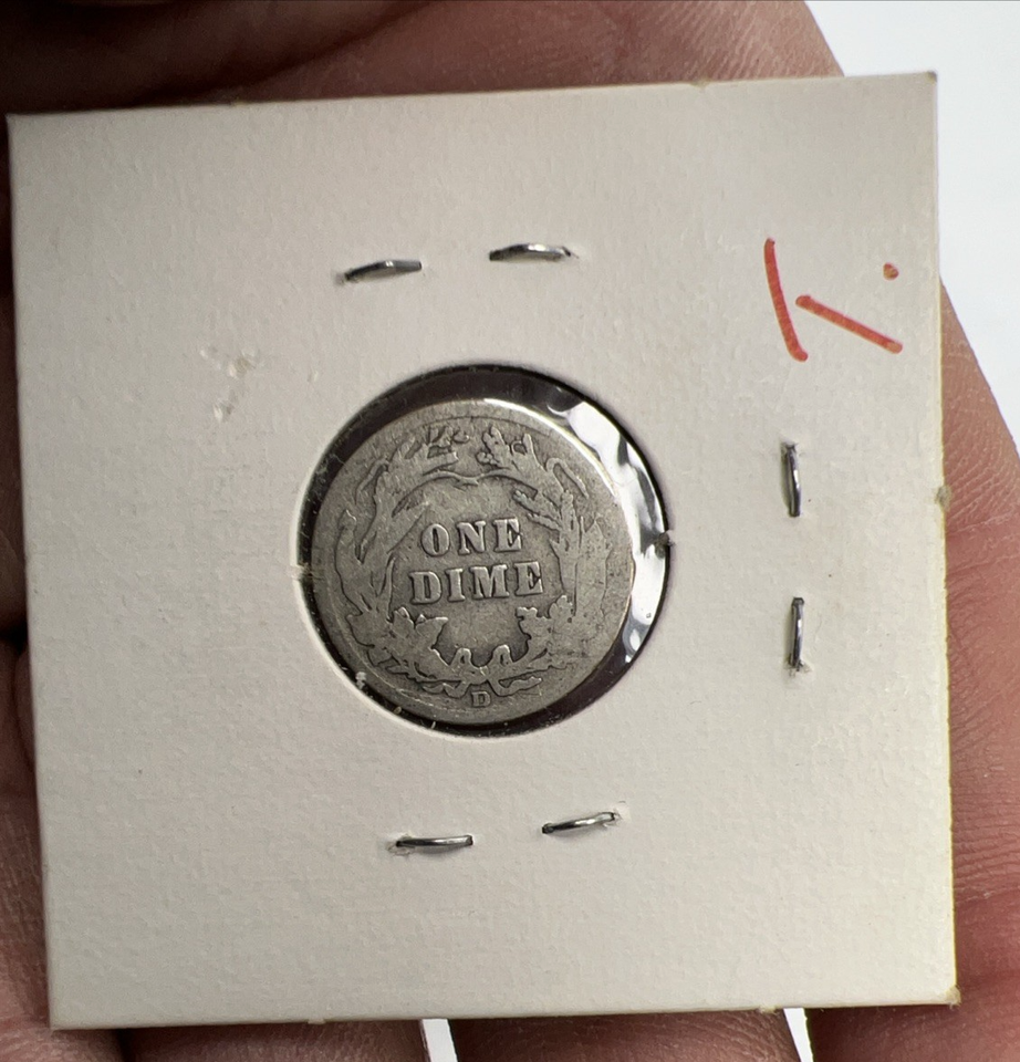 Barber Dimes 1911 12 13 14 Lot of 4 Dimes Coins Silver | eBay