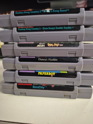Super Nintendo Game Lot of 6 | eBay