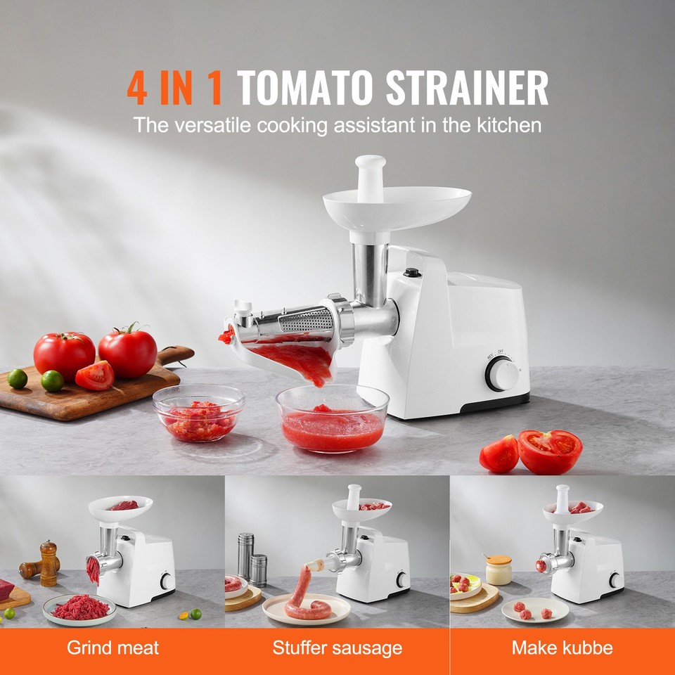 4 LBS/Min Electric Tomato Strainer 300W Tomato Press Sauce Maker ...