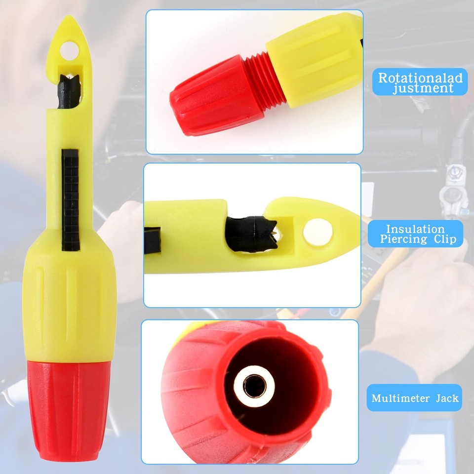2Pcs Insulation Piercing Probe, Wire Insulation Piercing Clip ...