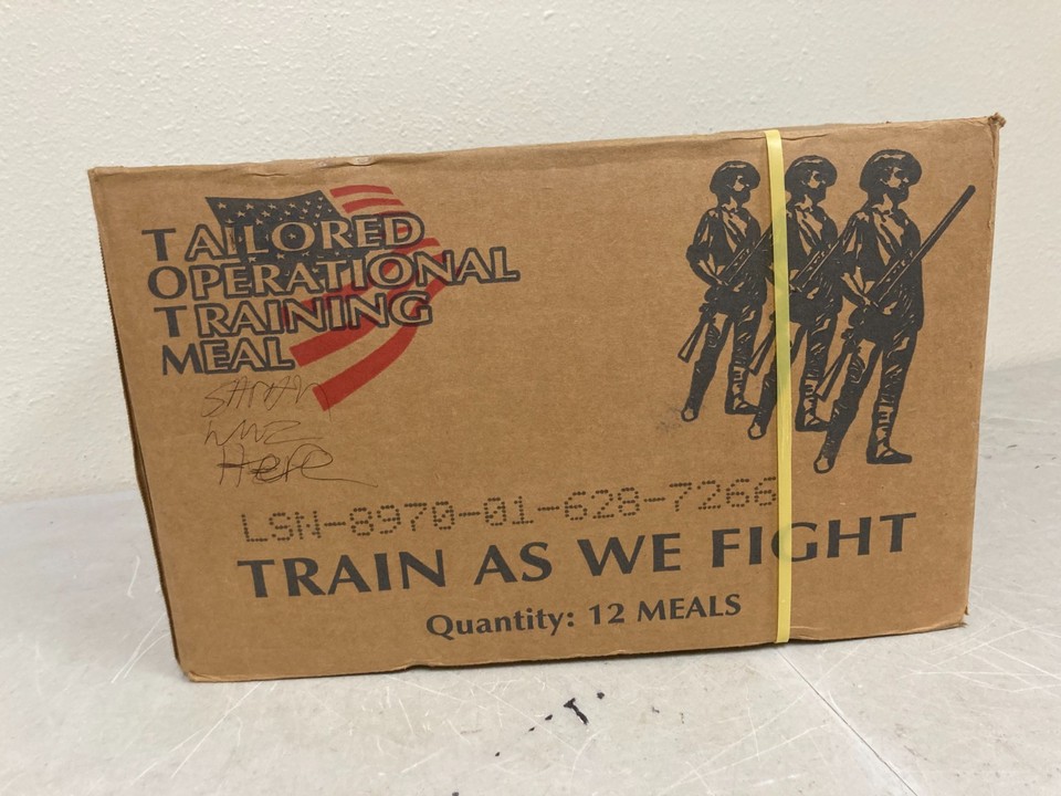US Military MRE Case (12 Meals) Survival Food Rations TOTMs Emergency ...