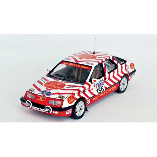 FORD SIERRA XR 4x4 N.136 RAC RALLY 1987 RIDLEY-BRADFORD 1:43 Trofeu ...