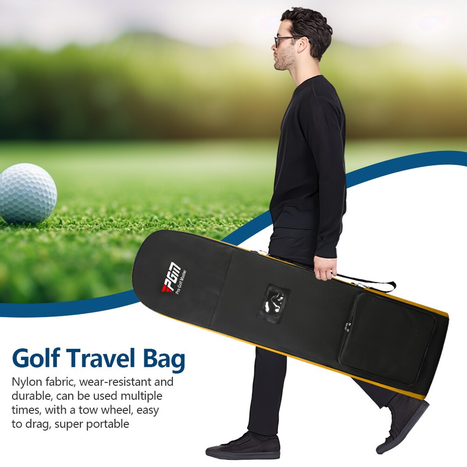 Golf Travel Bag Soft Sided Golf Travel Case For Airlines With Hard ...