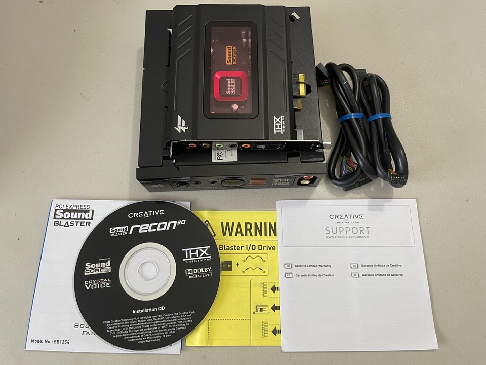 Creative Sound Blaster Recon3D THX PCIE Fatal1ty Pro Champion Series ...