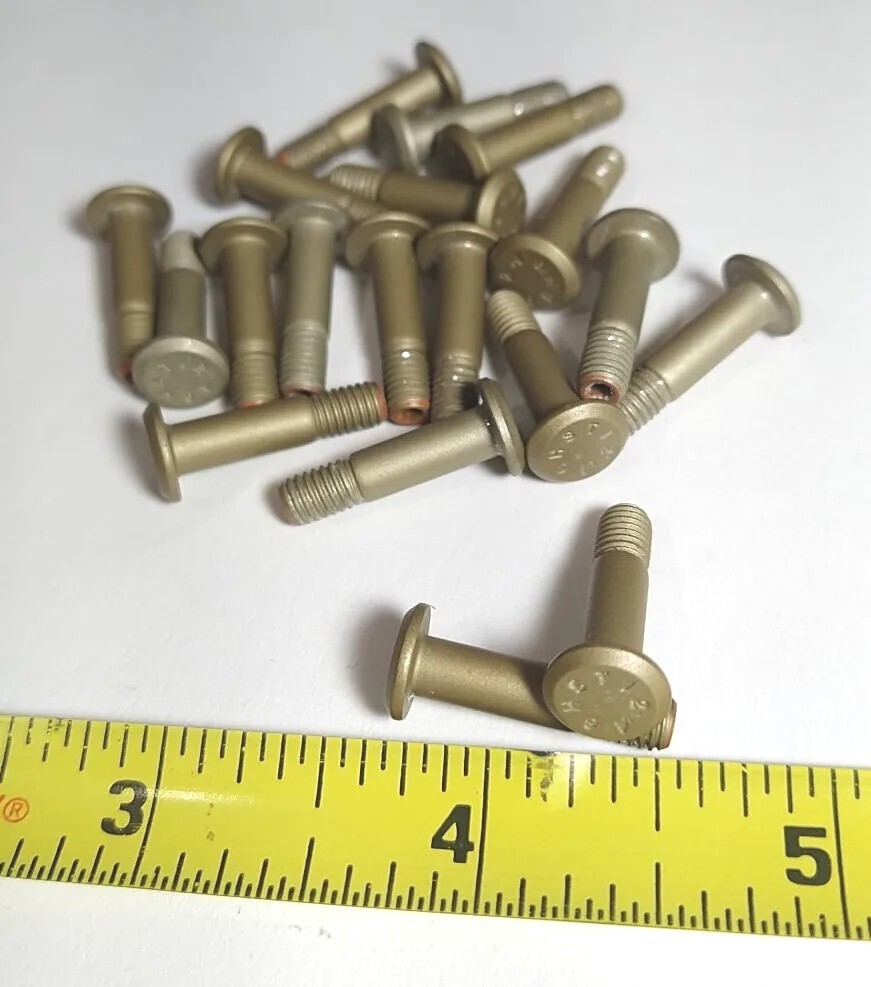 (19pc) HI-SHEAR HST12AG6-8 TITANIUM AIRCRAFT PIN RIVET DIA 3/16" GRIP 1 ...