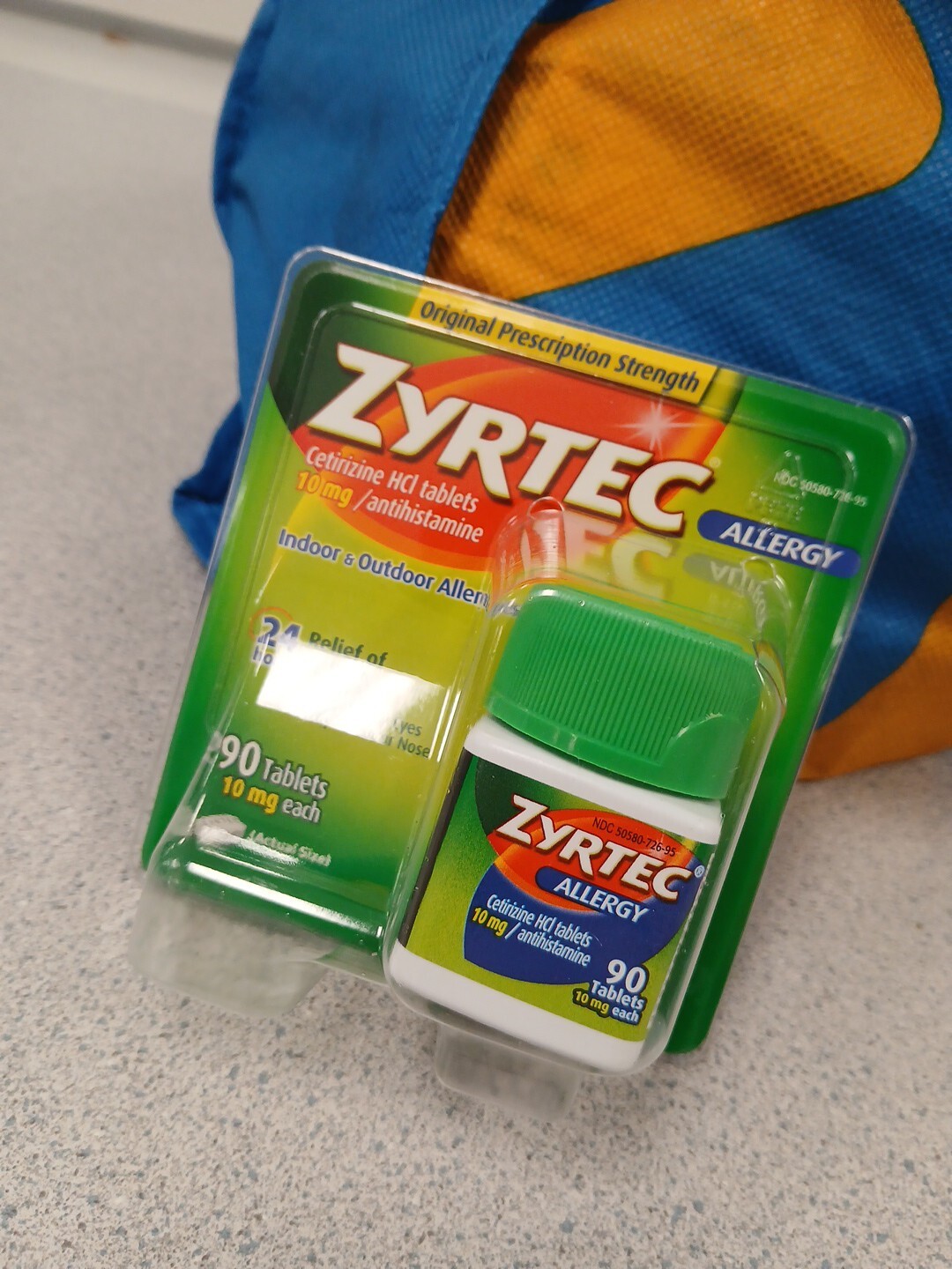 Zyrtecc 24 Hour Allergy Relief Tablets 10mg, 90 CT EXPIRES 2026 | eBay