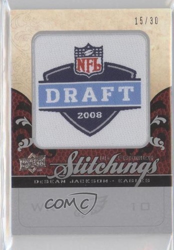 2008 UD Premier NFL Team Logo/Draft Silver /30 DeSean Jackson #PS-DE ...