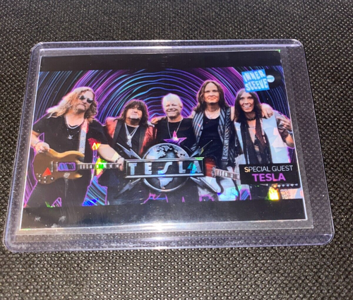 Tesla Band Holo Foil Refractor Custom Promo Trading Card - Looks ...