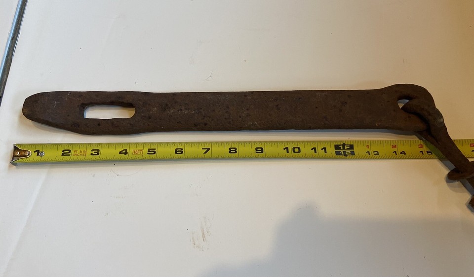 Antique Vintage Door Latch Hand Forged Rustic Barn Collectible Hardware ...