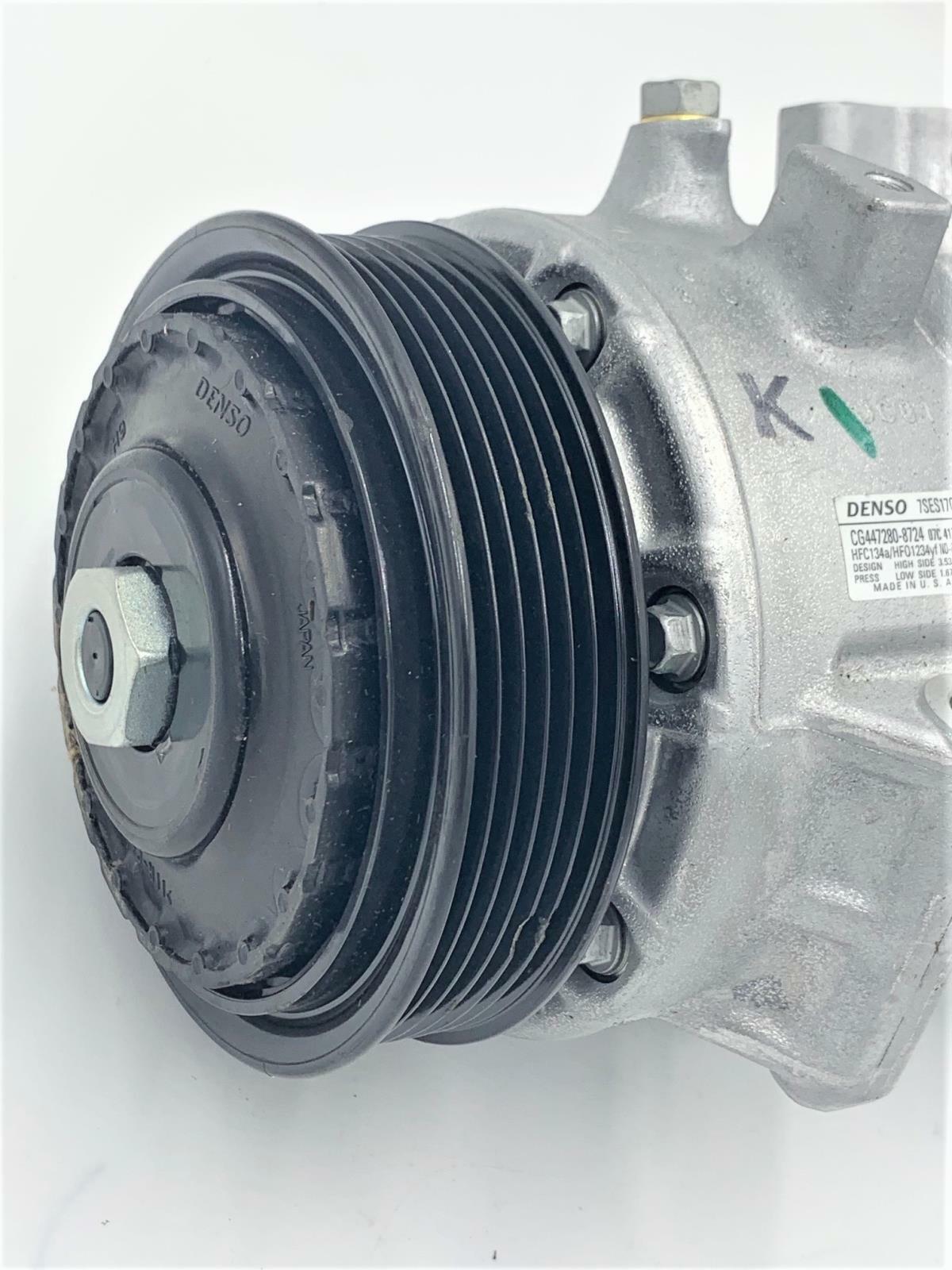 447280-8724 New A/C Compressor 2019-20 Camry RAV4 2.5L 2014-19 ...
