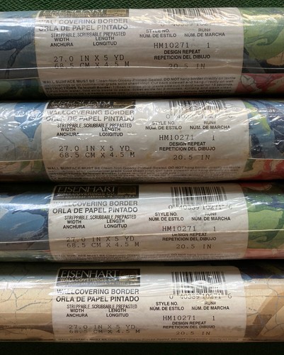 York Wallcoverings HA1326 Blue Book Parrots with Floral Bouquets ...