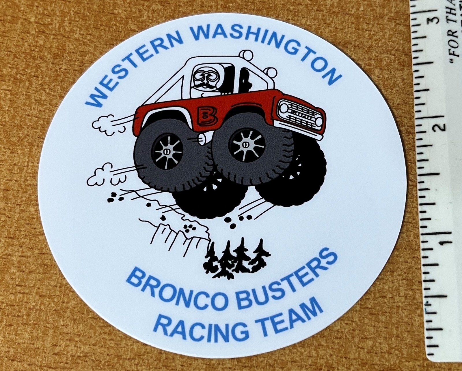 Classic vintage Bronco Club stickers, offroad four wheeling 4x4 heep ...