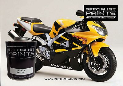 PINT KIT OF HONDA - YELLOW. MOTORCYCLE, AUTOMOTIVE, HOT ROD, GUITAR ...