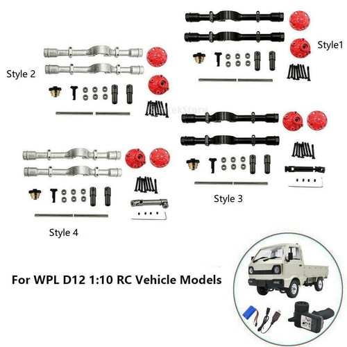 Metal Rear Differential for Spare Parts for WPL D12 4WD RC Climbing ...