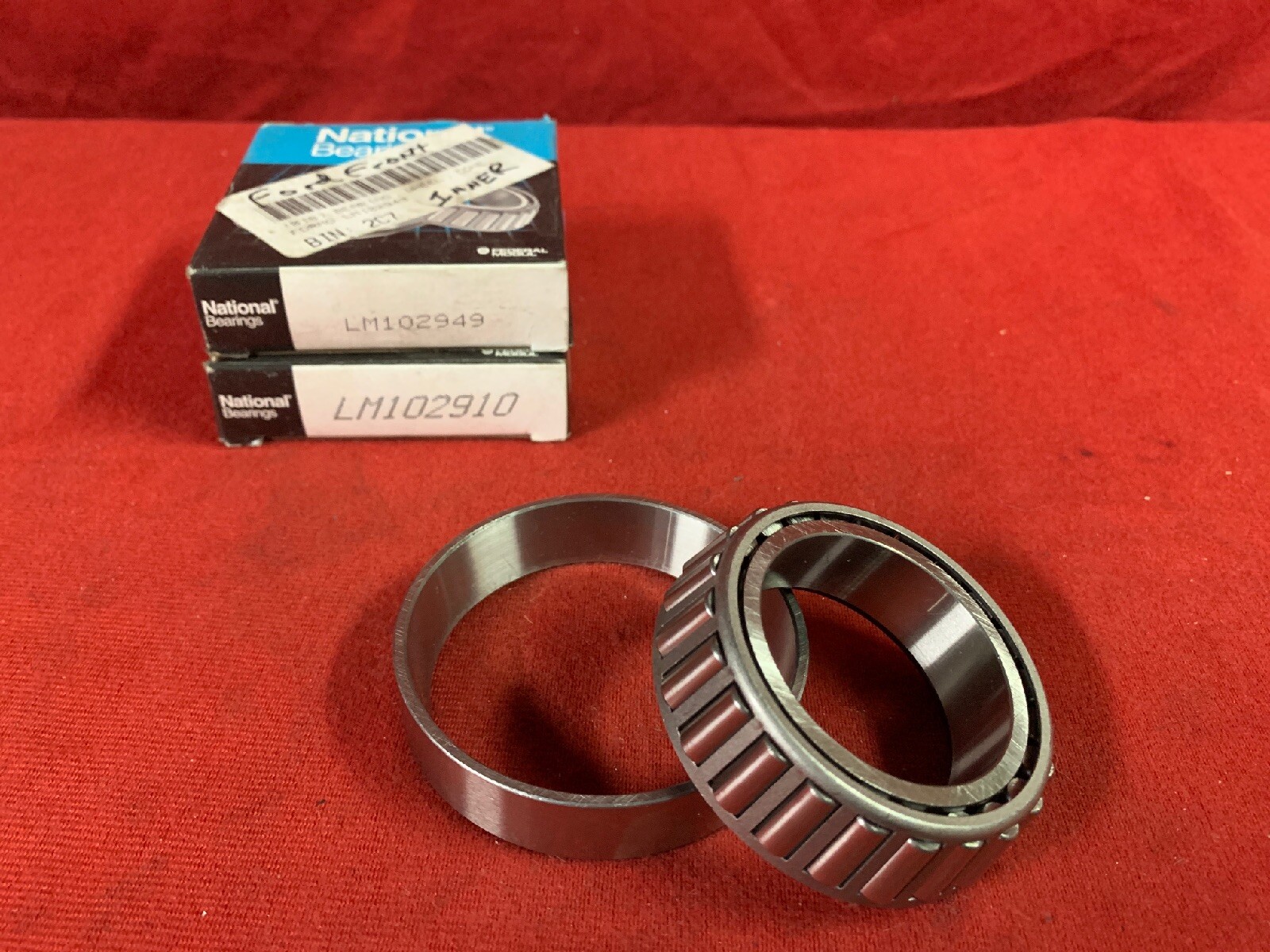 National Ford LM102949 Bearing and LM102910 Race Brand New Ford Moog ...