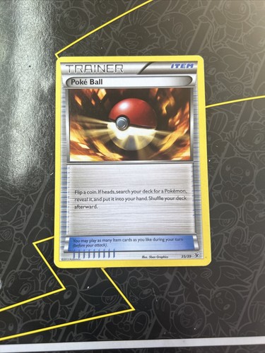 Poke Ball Pokémon Trainer Card, Kalos Starter Set 35/39 D1 | eBay