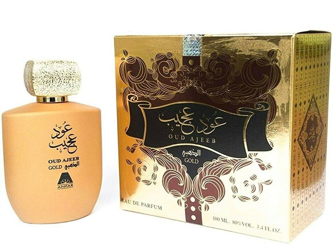Oud Ajeeb Gold Aldehydic Ambery Oudy Perfume Spray 100ml by Oudh Al ...