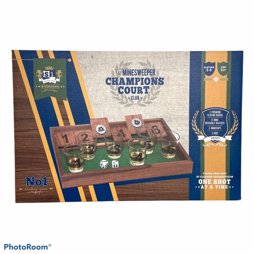 Drinking Board Game Minesweeper Champions Court Club 6 Glass Shot ...