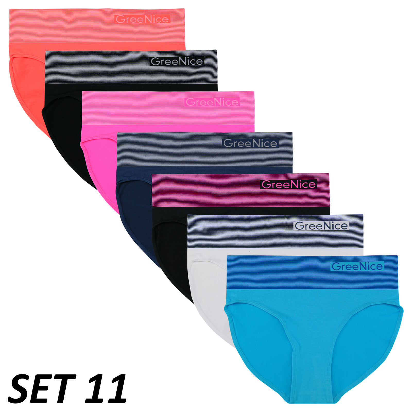 6er 12er Pack Damen Slip Microfaser Schlüpfer Unterhose S M L XL XXL ...