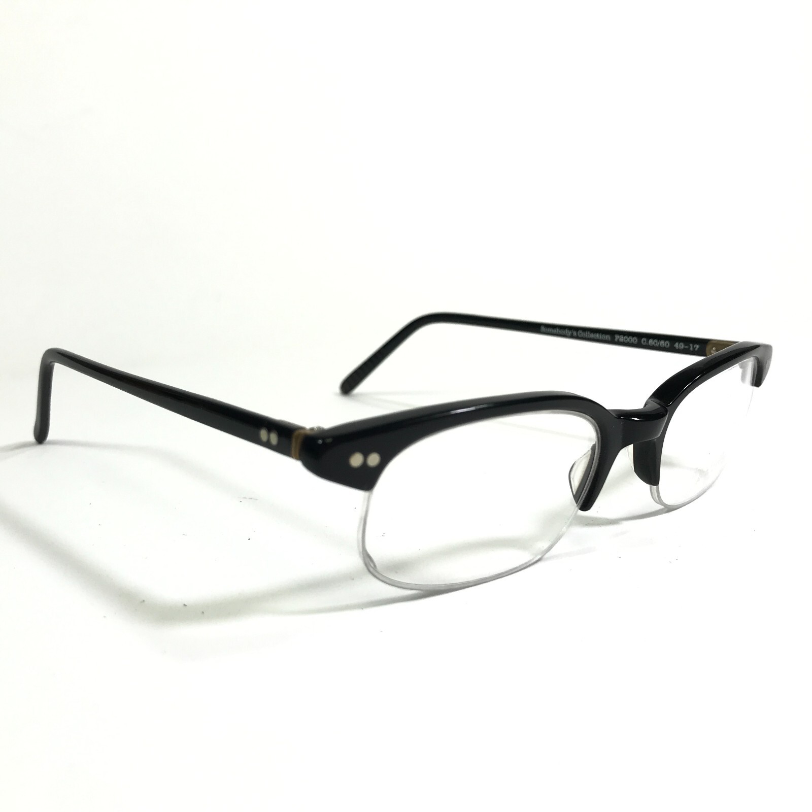 Prodesign Eyeglasses Frames P2000 C.60/60 Somebody's Collection Black ...