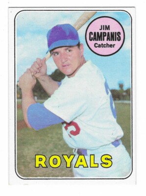 JIM CAMPANIS 1969 Topps Baseball # 396 Kansas City Royals Ex Plus - NM ...