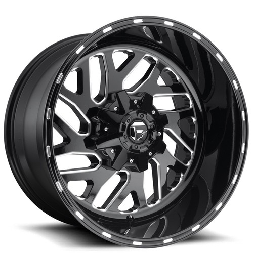20x10" Fuel Wheels D581 Triton Black Milled Off-Road Rims (4 pcs) | eBay