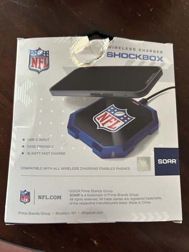 NFL Browns Wireless Charger Shock Box | eBay