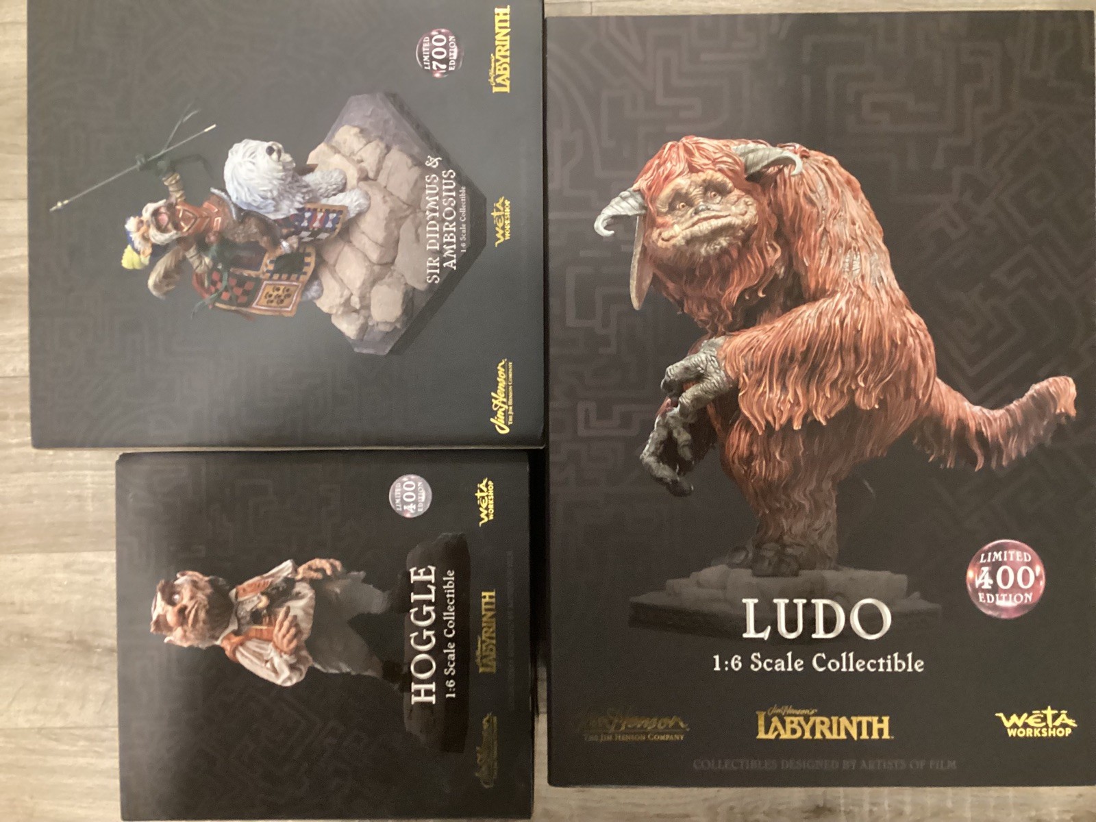 Weta Workshop Labyrinth Ludo Hoggle Sir Didymus & Ambrosius 1:6 Scale ...