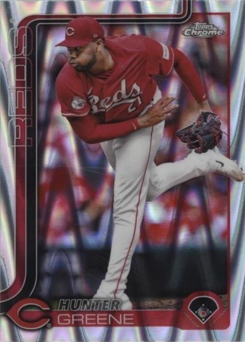 2025 Topps Chrome - Hunter Greene #91 RayWave Refractor for sale online ...