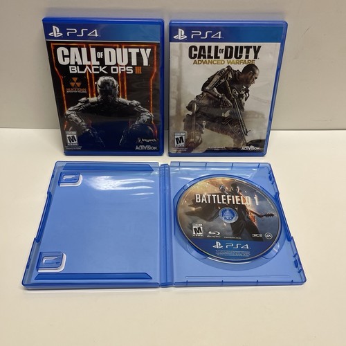 Call Of Duty PS4 Game Lot - BO3 - Advanced Warfare - Battlefield 1 ...