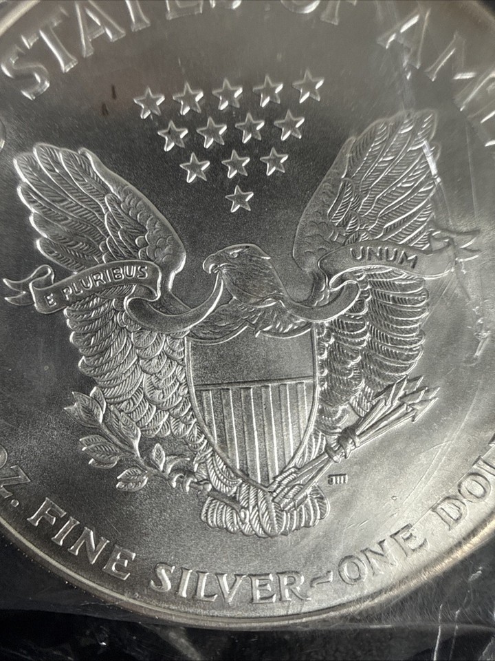 2000 Silver American Eagle Dollar US Mint Uncirculated Littleton Coin ...