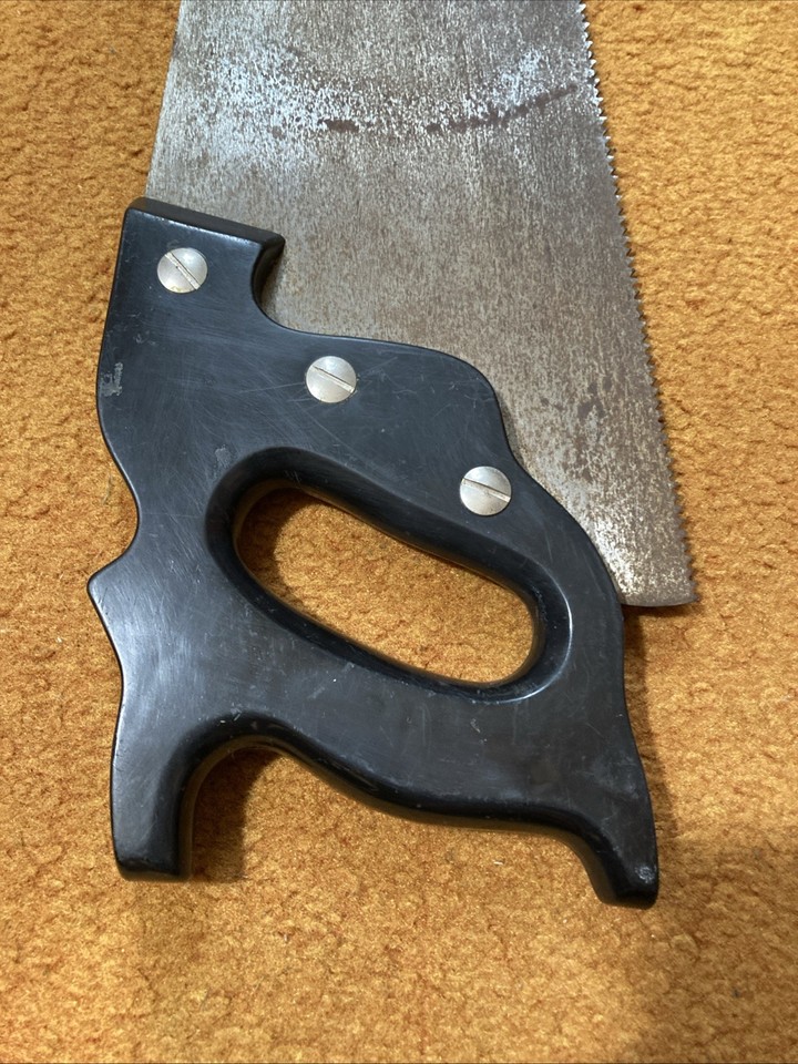 vintage Craftsman 26" hand saw hollow ground old tool | eBay