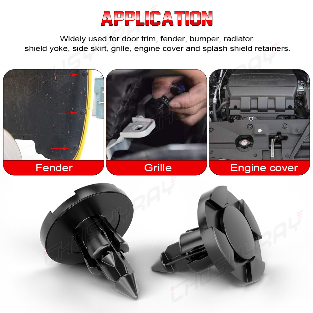 50pcs Bumper Splash Shield Retainers Push Clips for Nissan Infiniti ...