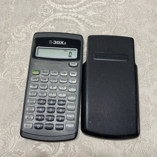 Texas Instruments TI-30 Xa Solar Powered Calculator | eBay