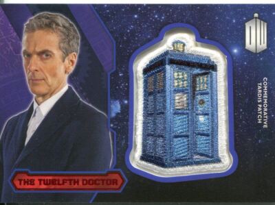 Doctor Who 2015 [Red][##/25] Tardis Patch Card P-12 The Twelfth Doctor ...