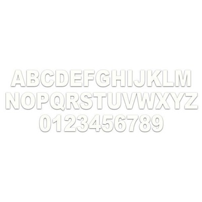 4'' White Letters -U Sold In Pairs | eBay