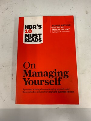 USED On Managing Yourself Book Harvard Business Review 2011 ...