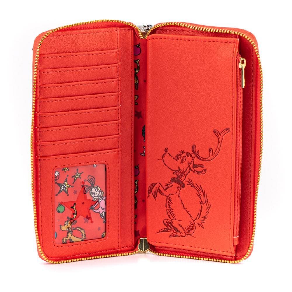 Loungefly Dr. Seuss The Grinch Loves The Holidays Zip Around Wallet One ...