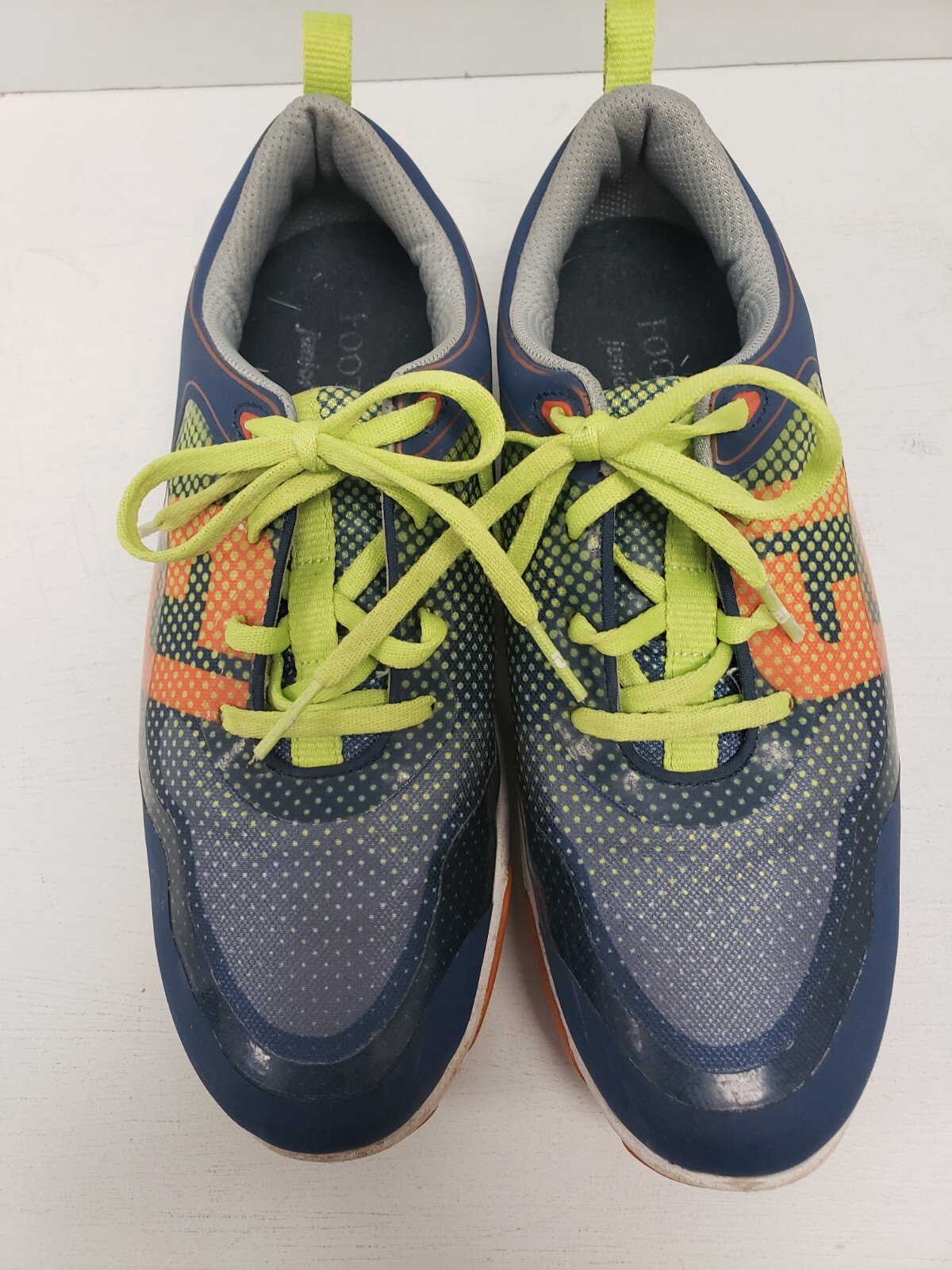 FootJoy FJ Junior Soft Spike Golf Shoes Kids 45021 Girls Boys Blue Size ...