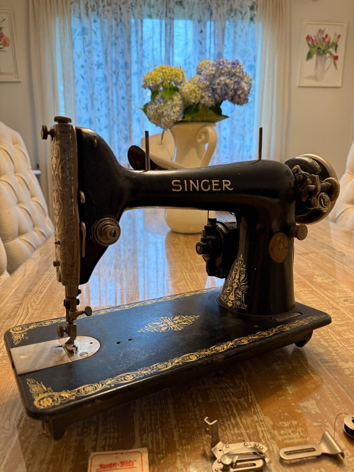 Singer Vintage Model 66 (1927) sewing machine Untested | eBay