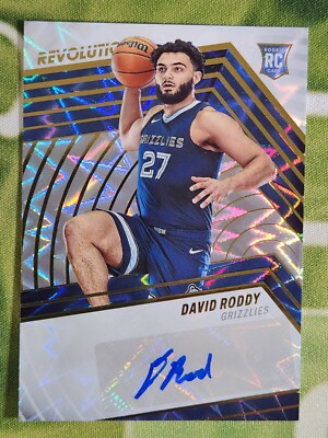 David Roddy 2022-23 Panini NBA Revolution Auto Rookie RC FRACTAL /50 RA ...